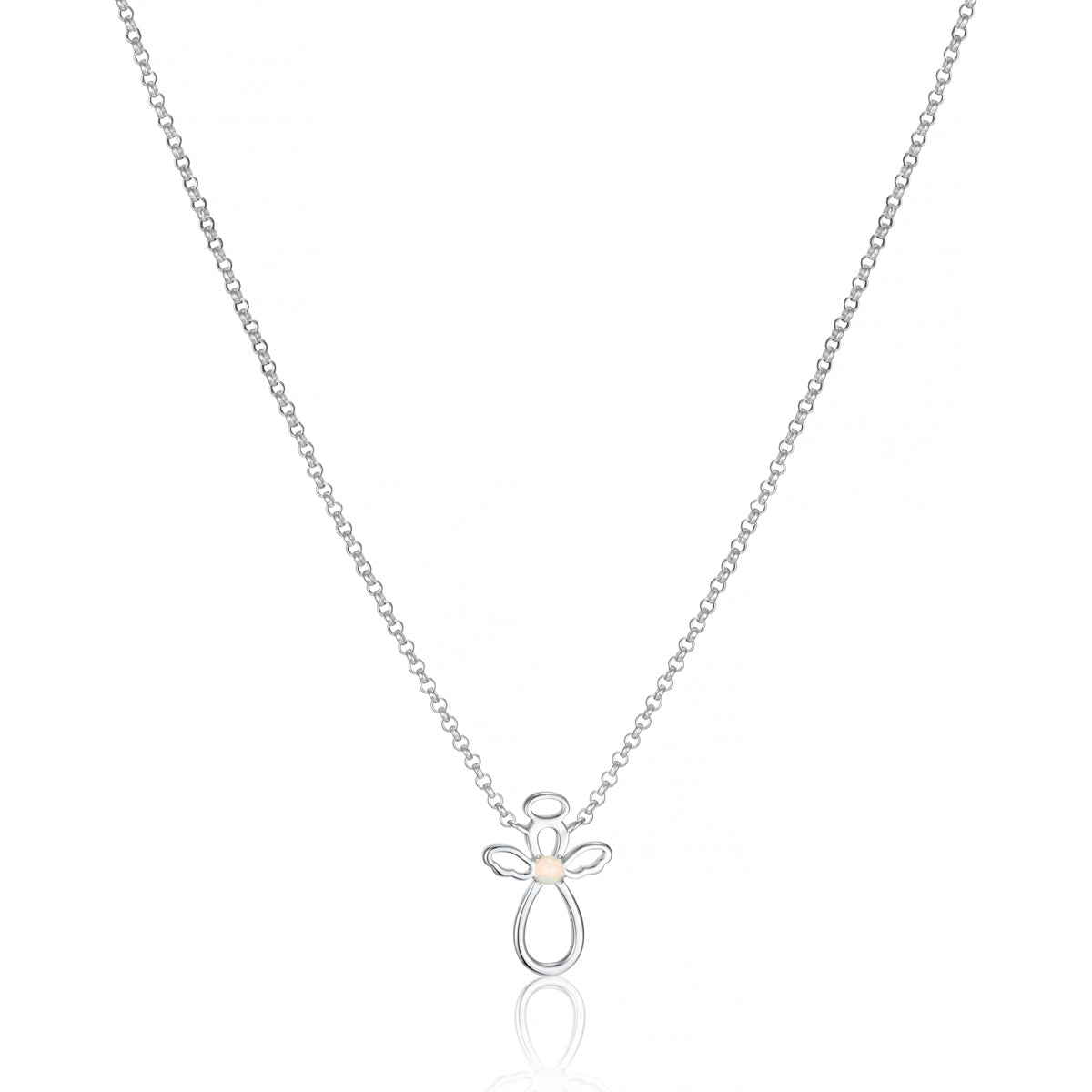 October Birthstone Guardian Angel Opal Necklace | Molly Brown London