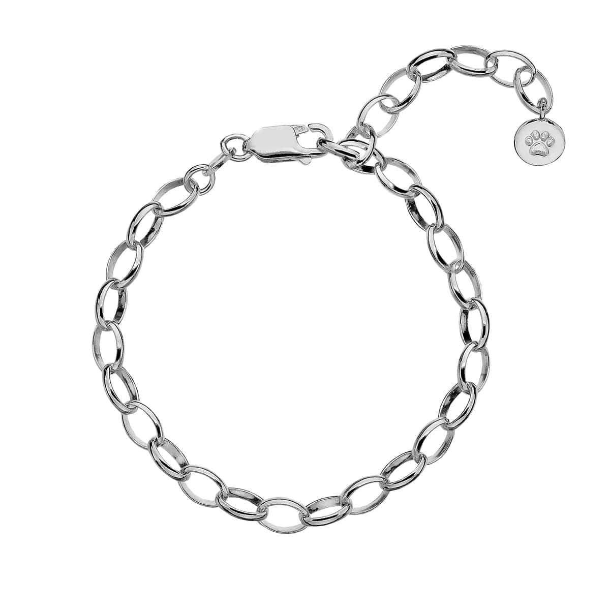 Girl's Adjustable Charm Bracelet - Sterling Silver | Molly Brown London